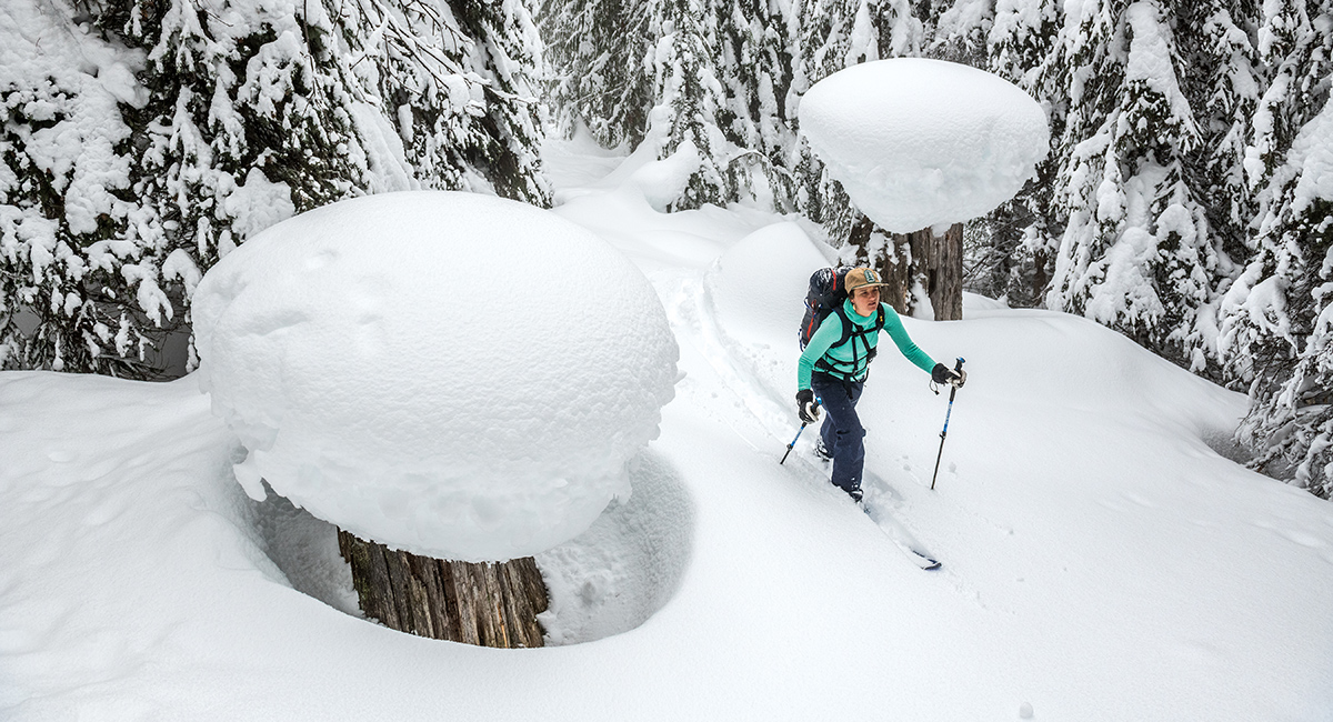 la surface d'une raquette de randonnée vaut 7 6 dm